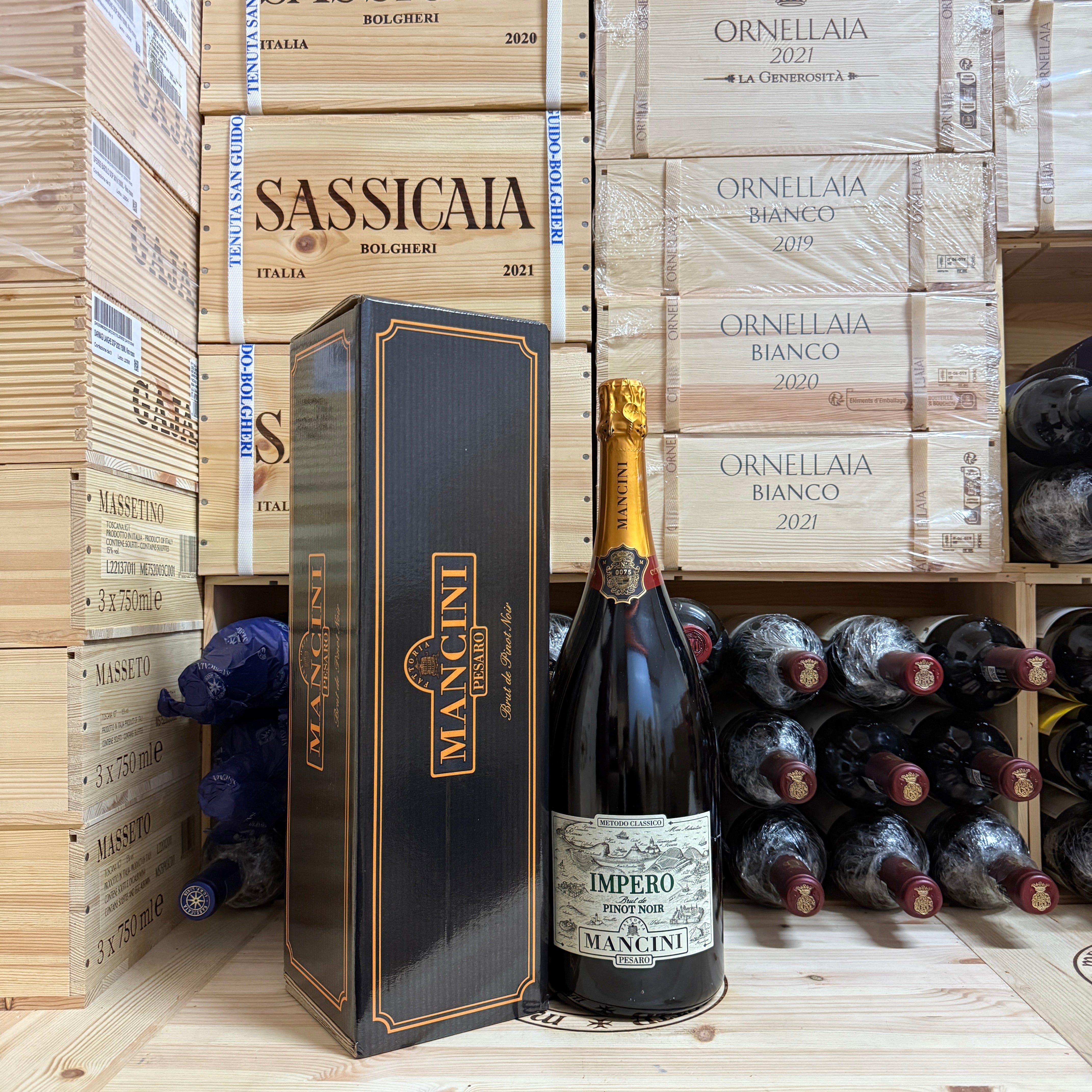 Fattoria Mancini Impero Brut Blanc de Pinot Noir Cuvee N. 6 Magnum ...