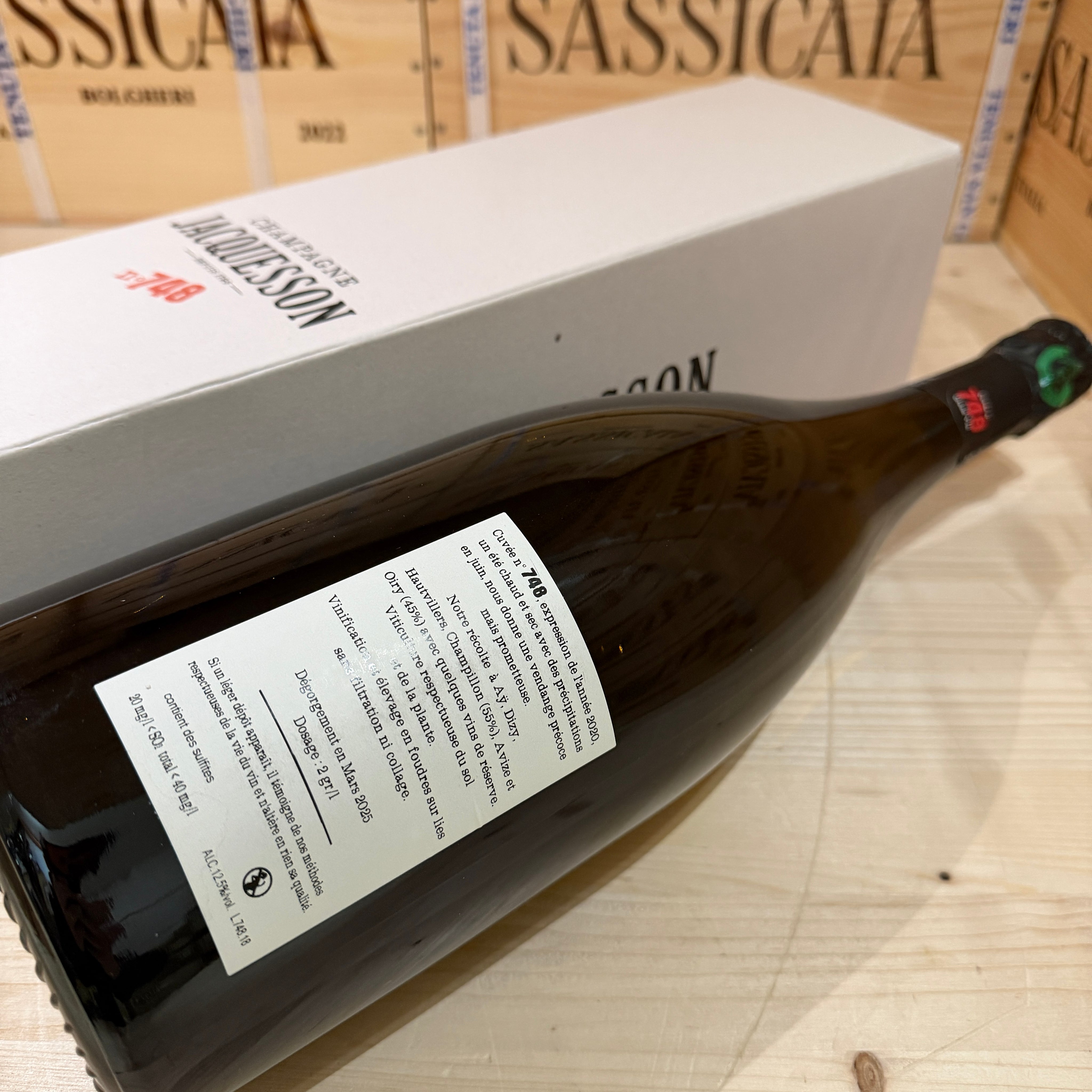 Jacquesson Cuvée 748 Magnum Extra Brut - Astucciato - Caffetteria Stazione
